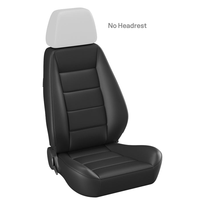 Sport Seat Black Vinyl (driver) Blemished – Corbeau