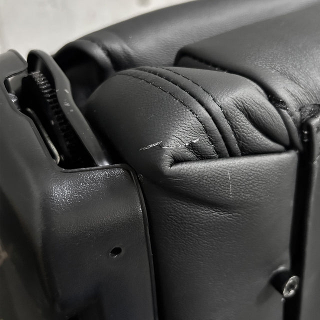 A4 Black Leather (pair) w/ Anti-submarine Slot, Inflatable Lumbar Supp ...