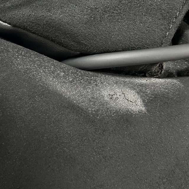 A4 Black Microsuede (pair) w/ P/S Inflatable Lumbar Support Blemished ...